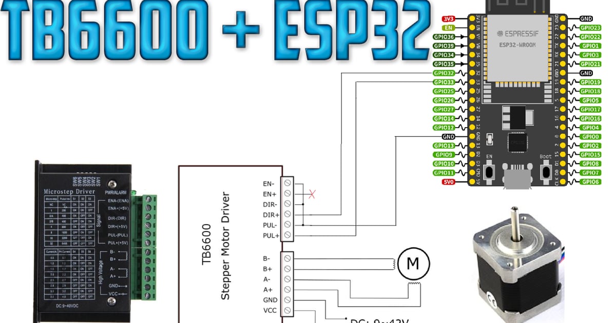 Motores paso a paso & driver TB6600 | aquihayapuntes