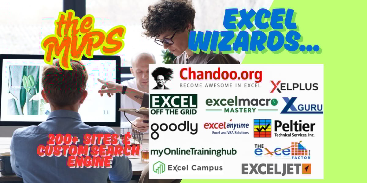 Free Excel MVP Cheat Sheet + Custom Search Engine | StratModExcel.com | StratModExcel.com