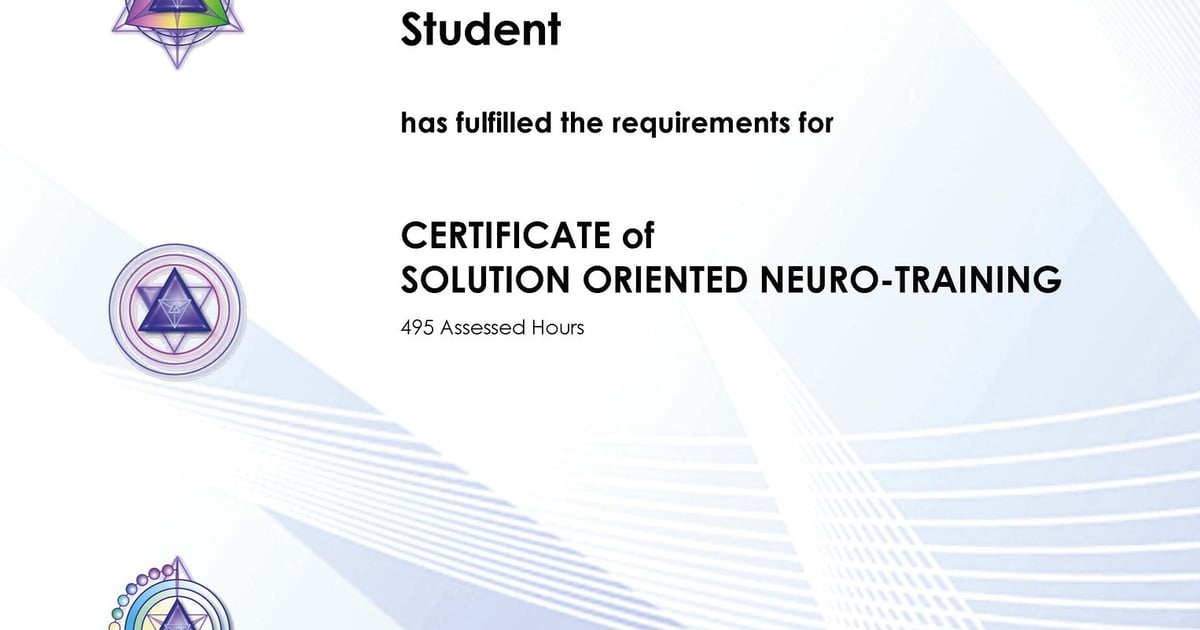 Recuperation-Certificate | Neuro-Training-Solutions