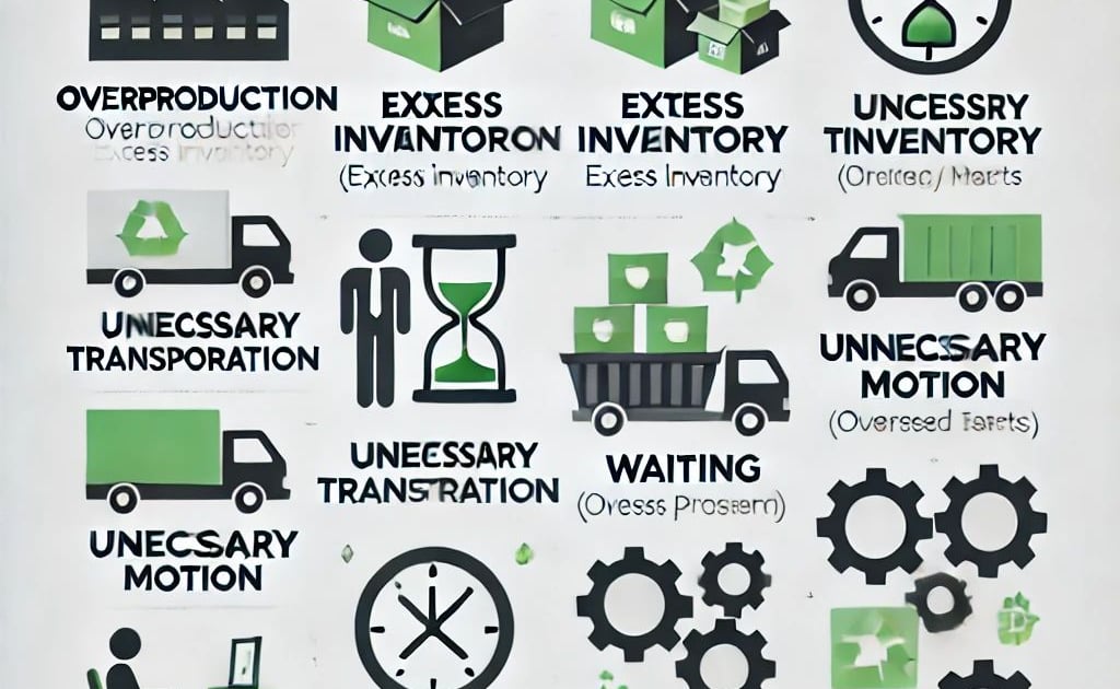 ¿Conoces los 8 desperdicios de Lean? ¡Elimínalos y optimiza tu operación! | Gestion por procesos