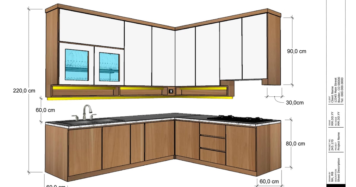 Ukuran Kitchen Set Atas yang Ideal untuk Dapur Nyaman dan Fungsional ...