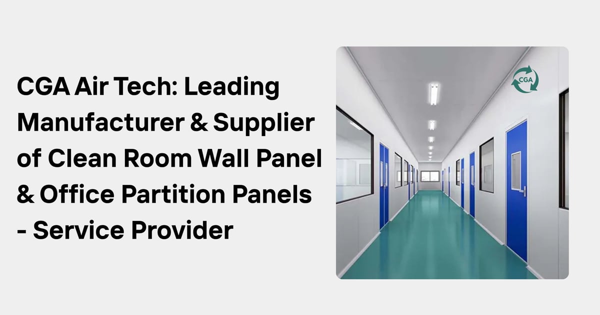 CGA Air Tech - Clean Room Wall Panels in Bangalore | CGA AIR TECH