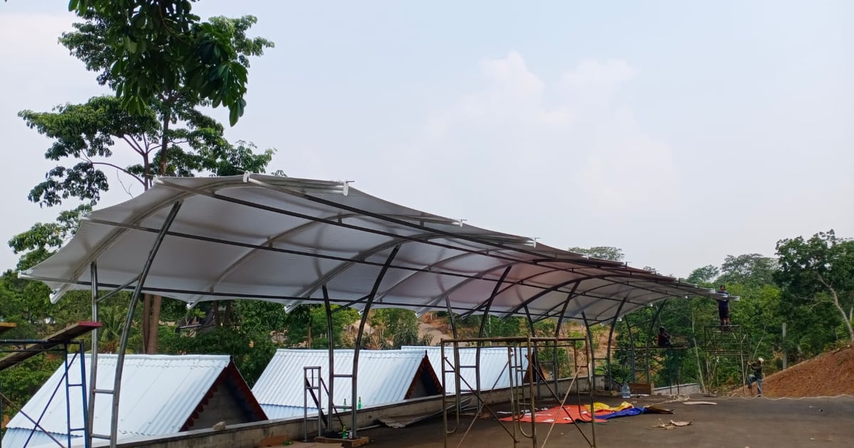 Kelebihan Kanopi Membrane Atap Membran | Jasa pemasangan kanopi ...