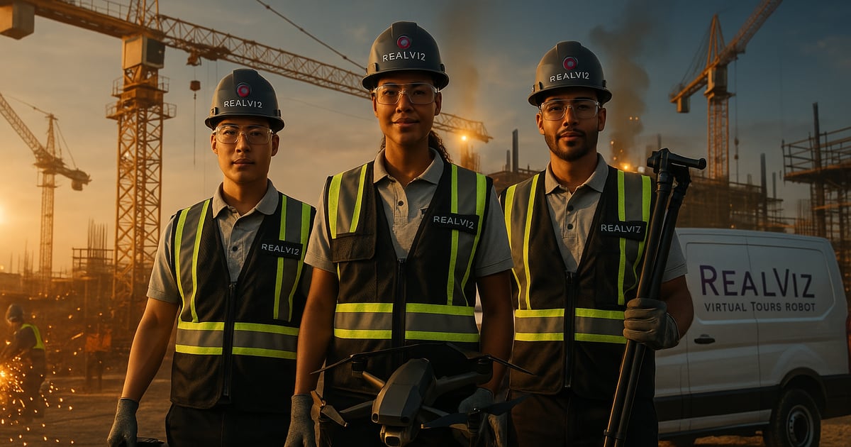Revolutionize Construction with 360° Video & Drone Tech | RealViz