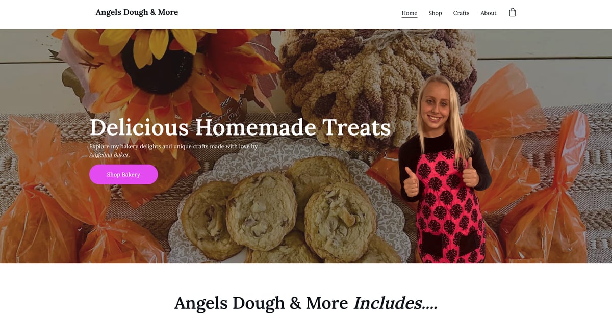Delicious Homemade Bakery Treats by Angelina Baker | Angels Dough & More