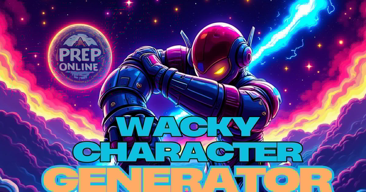 👽Wacky Character Generator | PREP Online