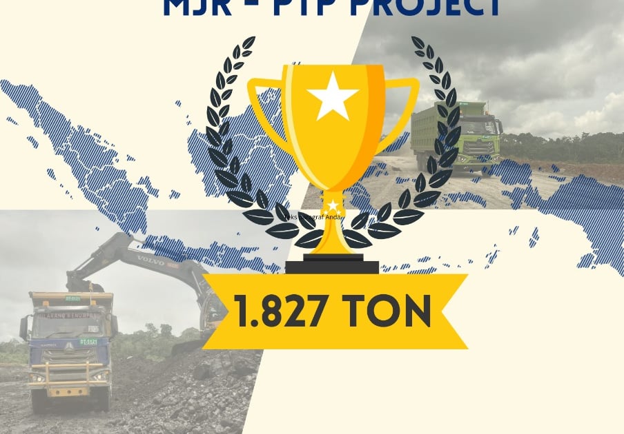 New Record Daily Coal Hauling Production in April 2025 | Mitra Jaya Rezeki