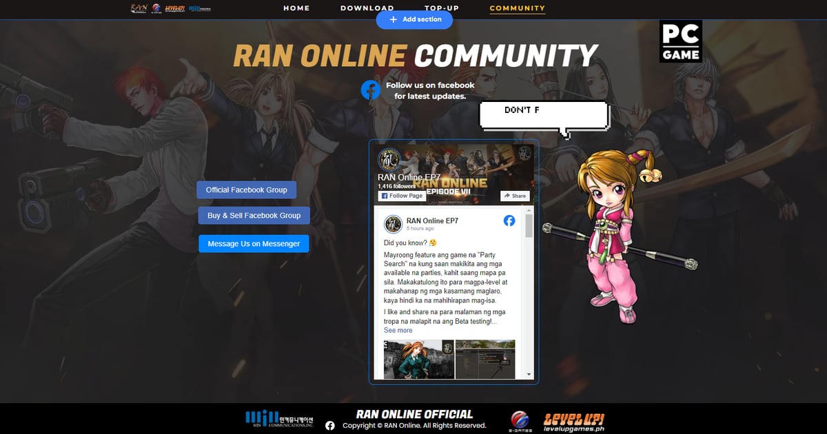 RAN Online Official - MMORPG with Unique School-Based Combat System ...