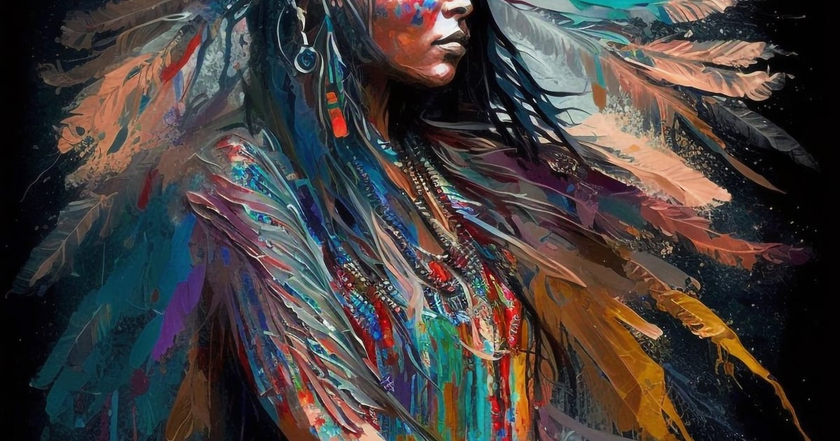 Paintings of Warrior women | Tribal Spirits Art