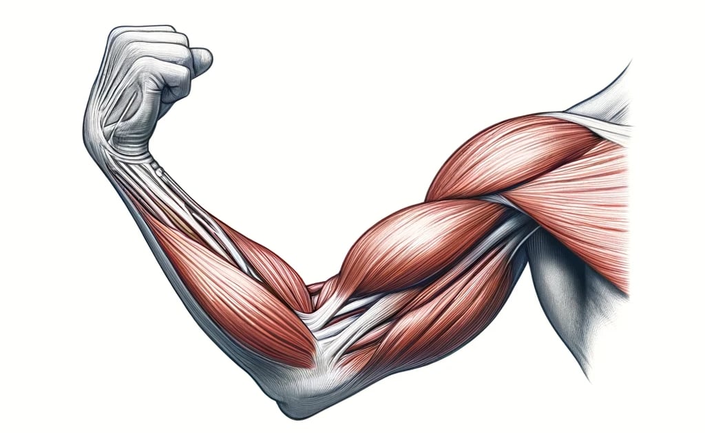 Un regard détaillé sur les muscles du biceps | Curl bicep et ...