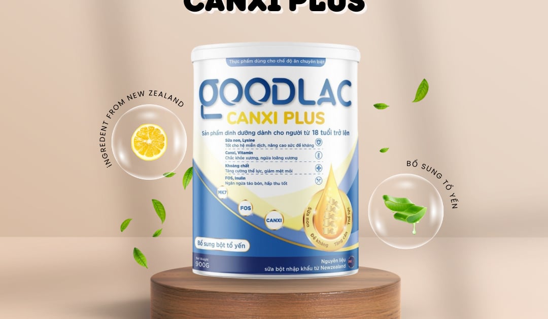 Sữa Goodlac Canxi Plus - Đáp Ứng Mọi Nhu Cầu Dinh Dưỡng và Yêu Cầu Sức ...