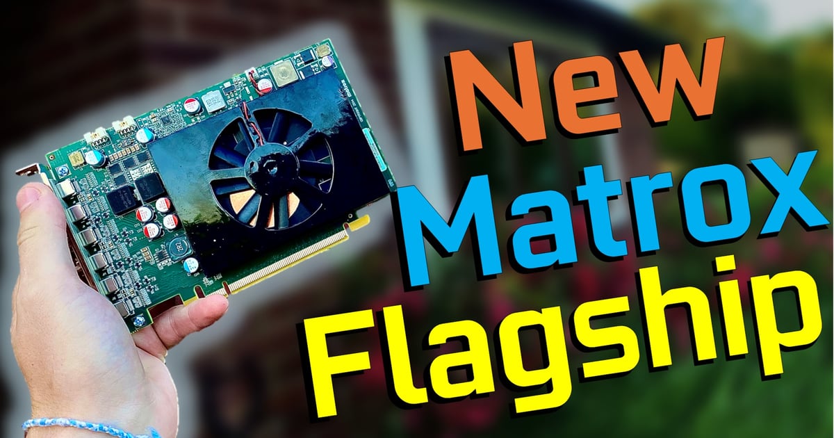 Finally Reviewing the Matrox C680: The First Flagship Since the ...