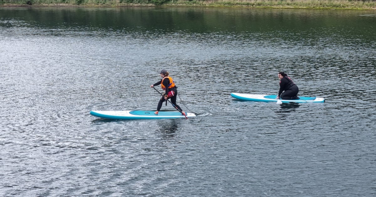 Private Stand Up Paddle Board Lessons in Borth | aberadventures.com