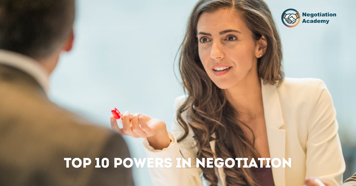 Top 10 Negotiation Powers to Negotiate a Deal on Your Terms ...