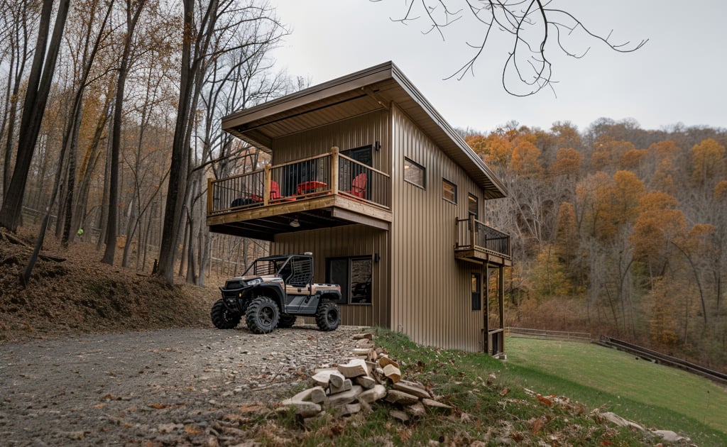 Cost to Build: Two-Story Hunting Cabin (24’x30’) | Buckeye Plans