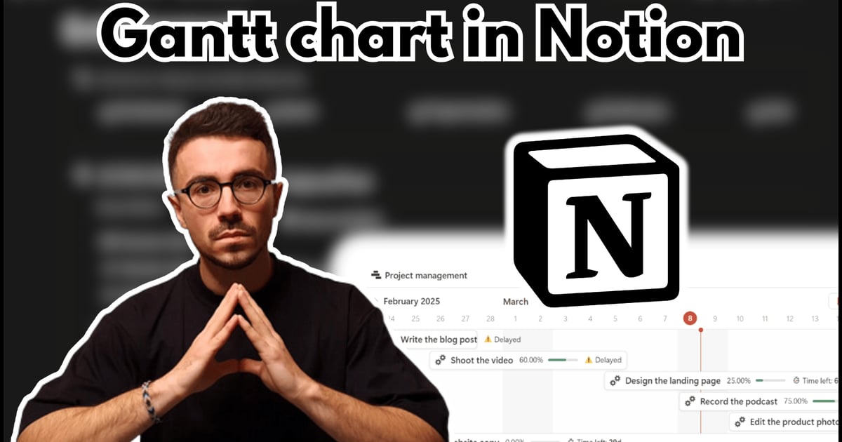 How to Make a Gantt Chart in Notion: The Complete Tutorial | Notionbase