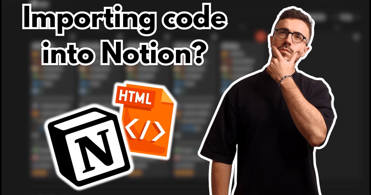 What Does an HTML Import in Notion Look Like? Best Practices | Notionbase