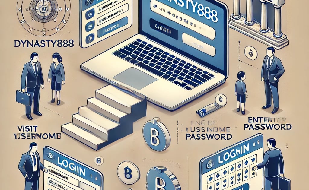 Steps on Logging into Your DYNASTY888 Account | DYNASTY888