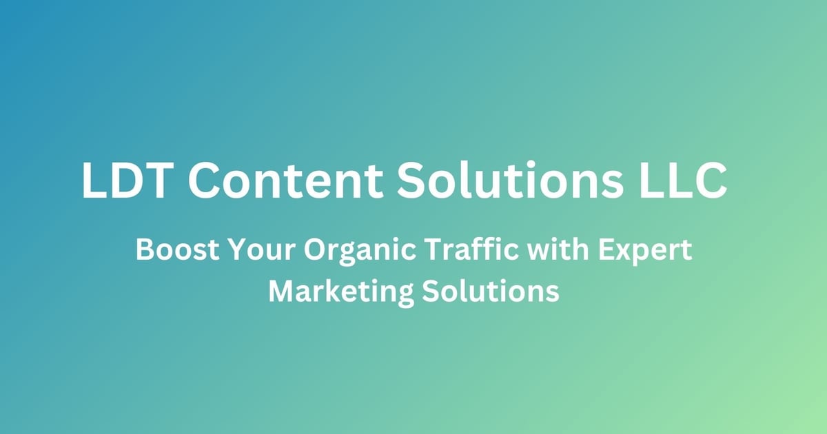 Expert Digital Marketing & Website Content Services | LDT Content Solutions