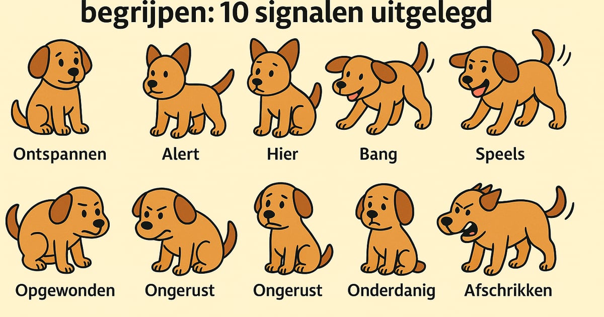 De lichaamstaal van je hond begrijpen: 10 signalen uitgelegd ...