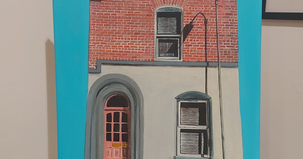 Original Acrylic Paintings of Buildings, Landmarks, People, and Animals ...