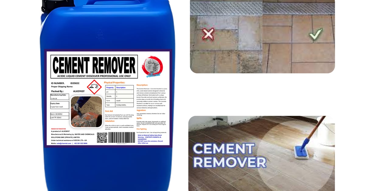 Marine Cement Remover | Alkemist | Alkemist