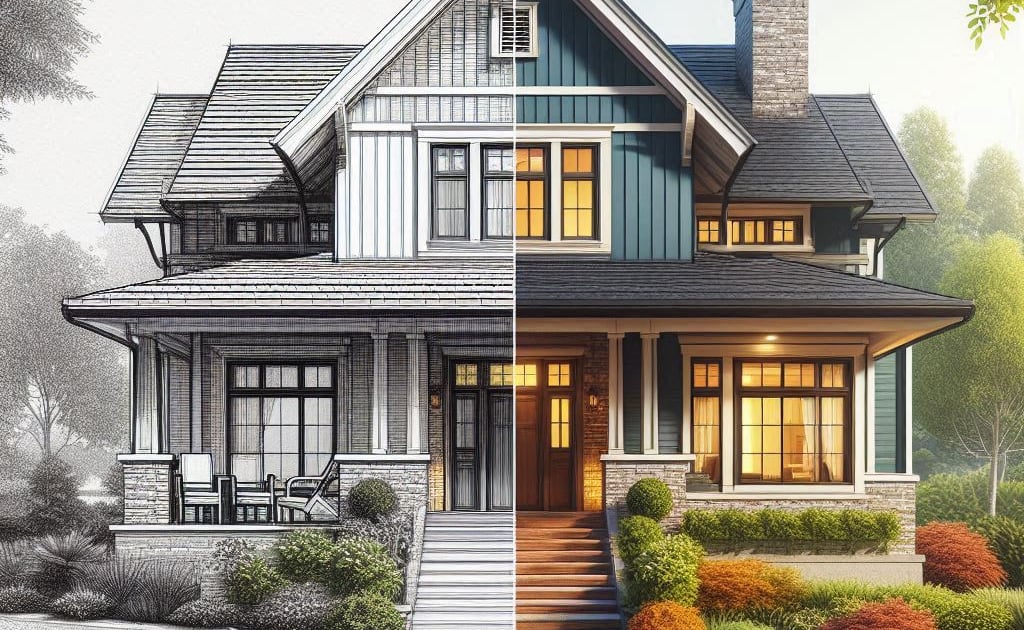 Design and Visualization for New Builds | Realistic Home Renderings | Online Exterior Designer