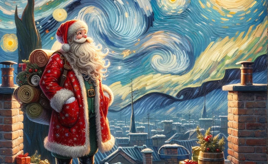 Santa's not real. But pretending he is works just fine. | TetuCreates