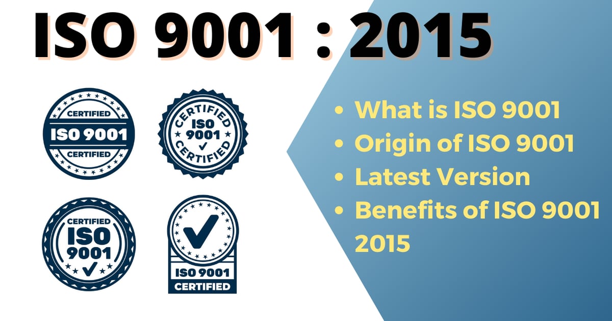 What is ISO 9001 Standard. ISO 9001 2015 Quality Management System ...