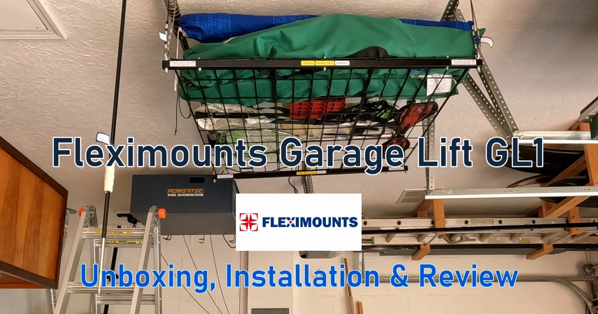 Fleximounts Garage Lift | ManCave Garage Workshop