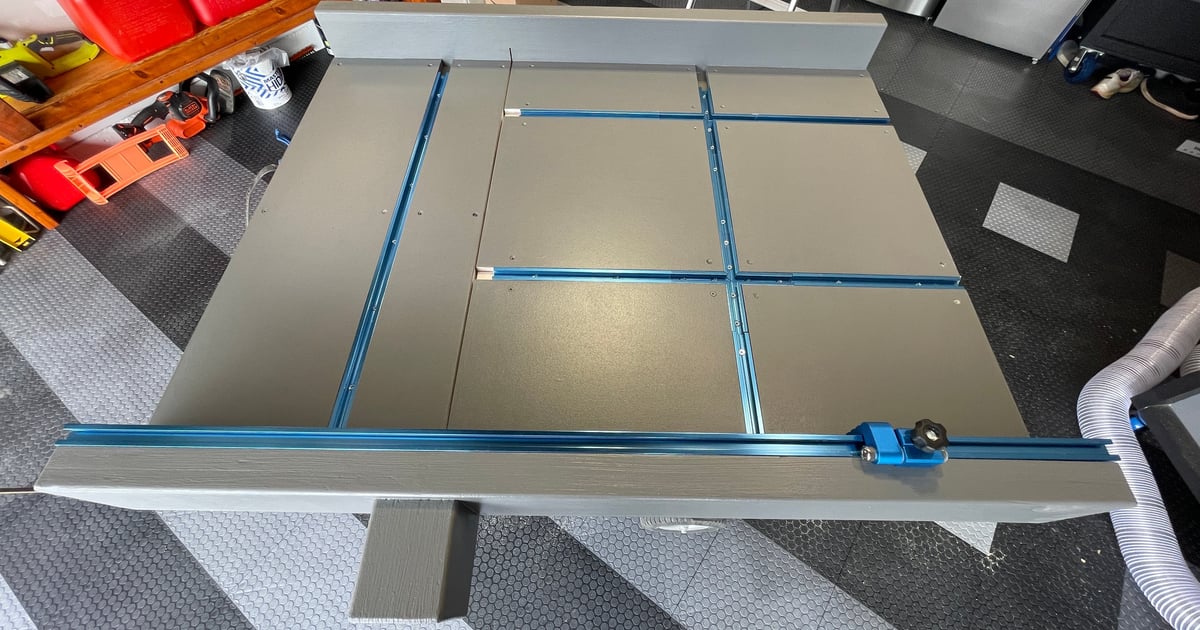 Easy Table Saw Sled Build with T-Tracks | ManCave Garage Workshop