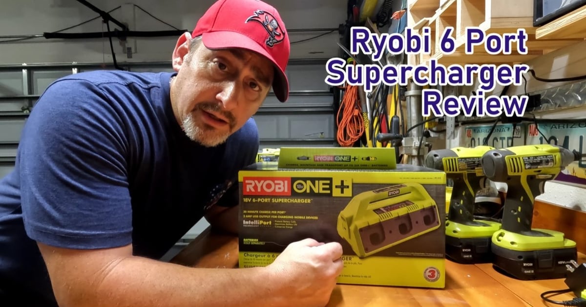 Ryobi Supercharger and Drill/Driver Review | ManCave Garage Workshop