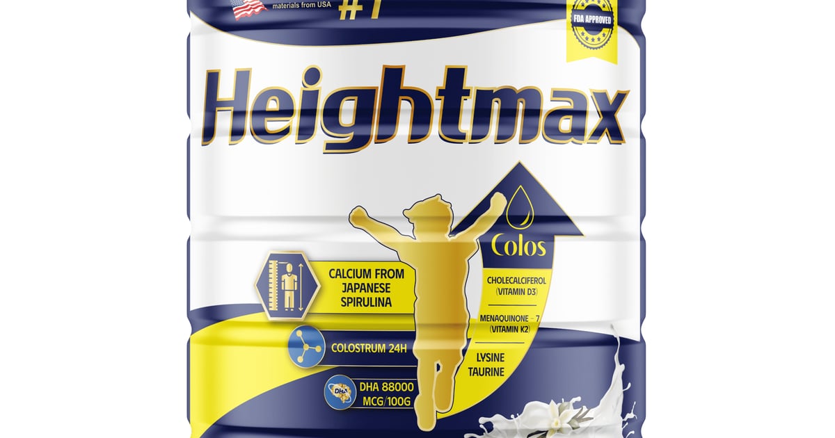 Giới thiệu về sản phẩm sữa tăng chiều cao Heightmax, nguồn gốc xuất sứ ...