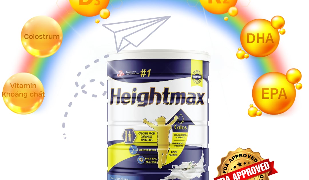 Sữa non tăng chiều cao cho trẻ | Heightmax - Sữa non chuyên biệt tăng ...