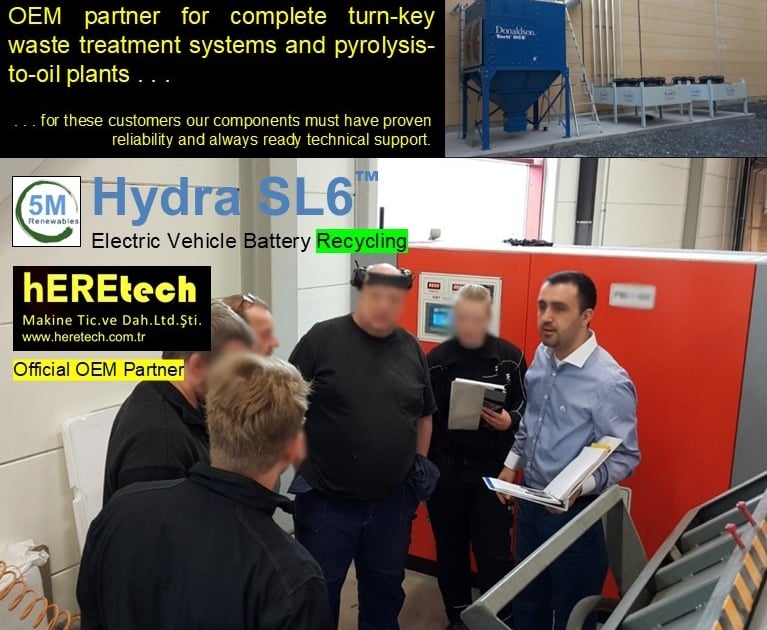 Hydra SL6™ Electric Vehicle Battery Recycling | Heretech