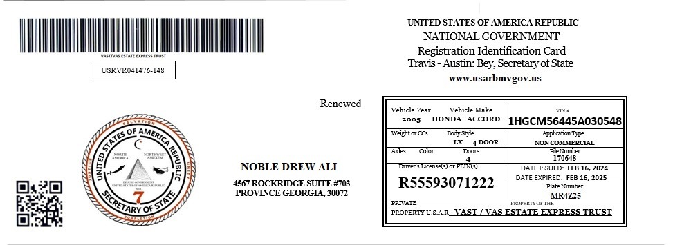 Apply for Vehicle Registration - BMV USA | UNITED STATES OF AMERICA ...