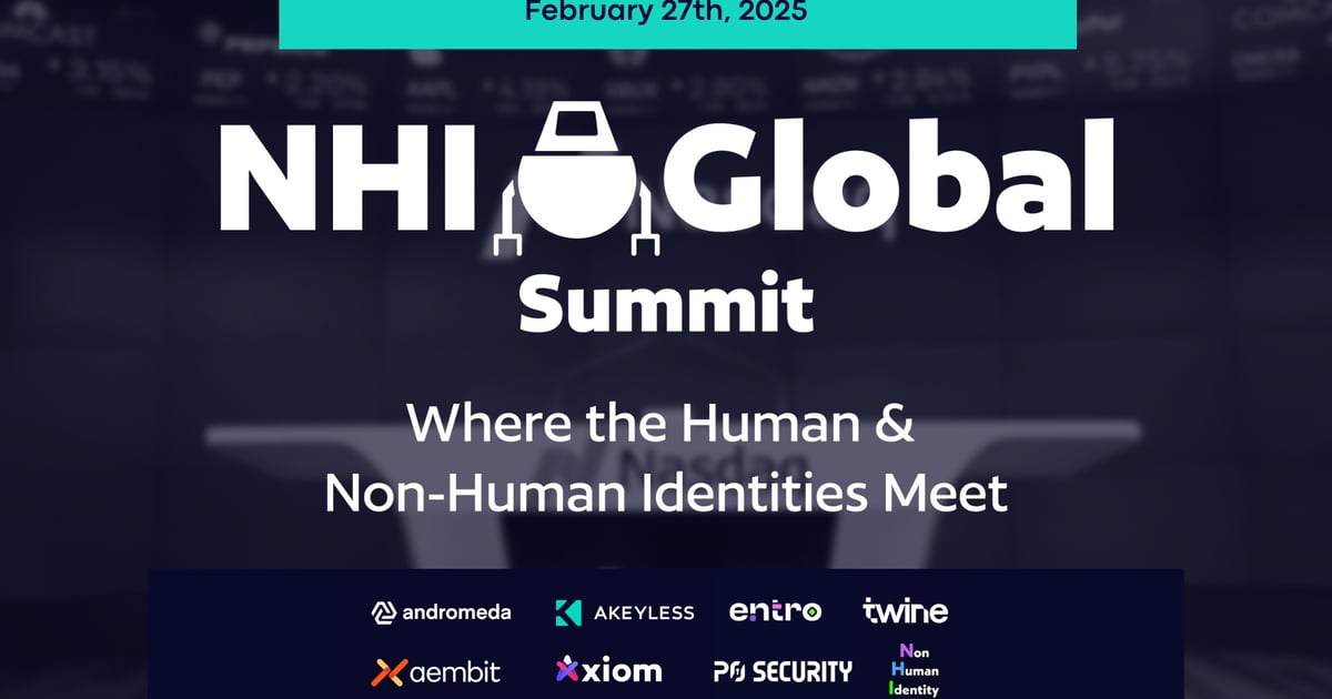Non-Human Identity Global Summit