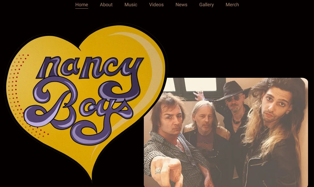 Nancy Boys, Paris-based Glam rock gang. | Nancy Boys