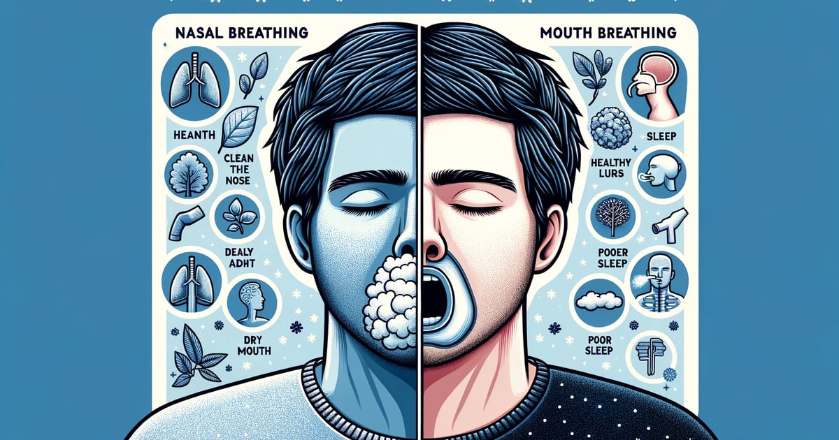 The Benefits of Nasal Breathing vs. Mouth Breathing on Health ...