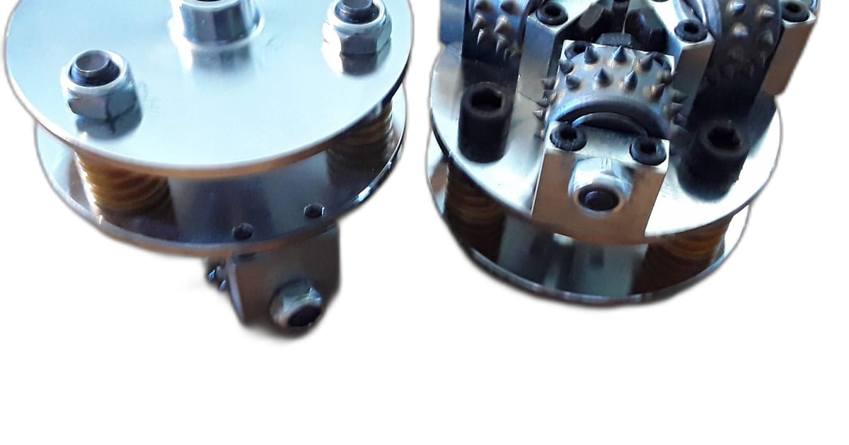 Plateau boucharde - Pour boucharder la pierre - Plateau rotatif avec ...