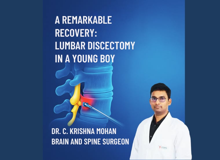 A Remarkable Recovery: Lumbar Discectomy in a Young Boy | Dr Krishna ...
