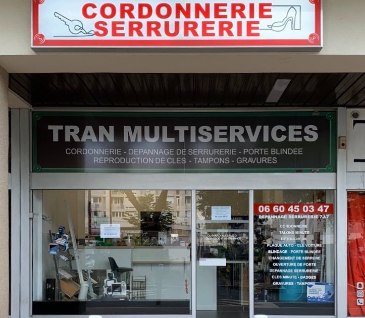 Cordonnerie et serrurerie - Ouverture de porte et clés minute | TRAN MULTISERVICES JOHNNY