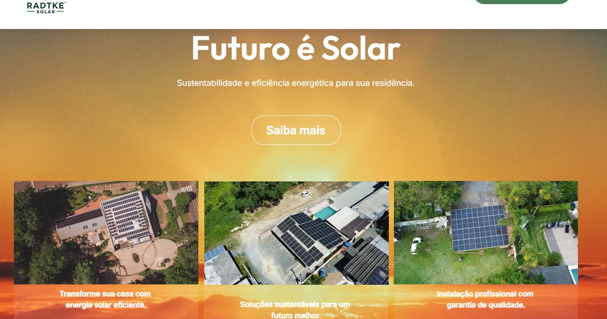 Radtke Solar: Instalação de Painéis Solares | Radtke Solar