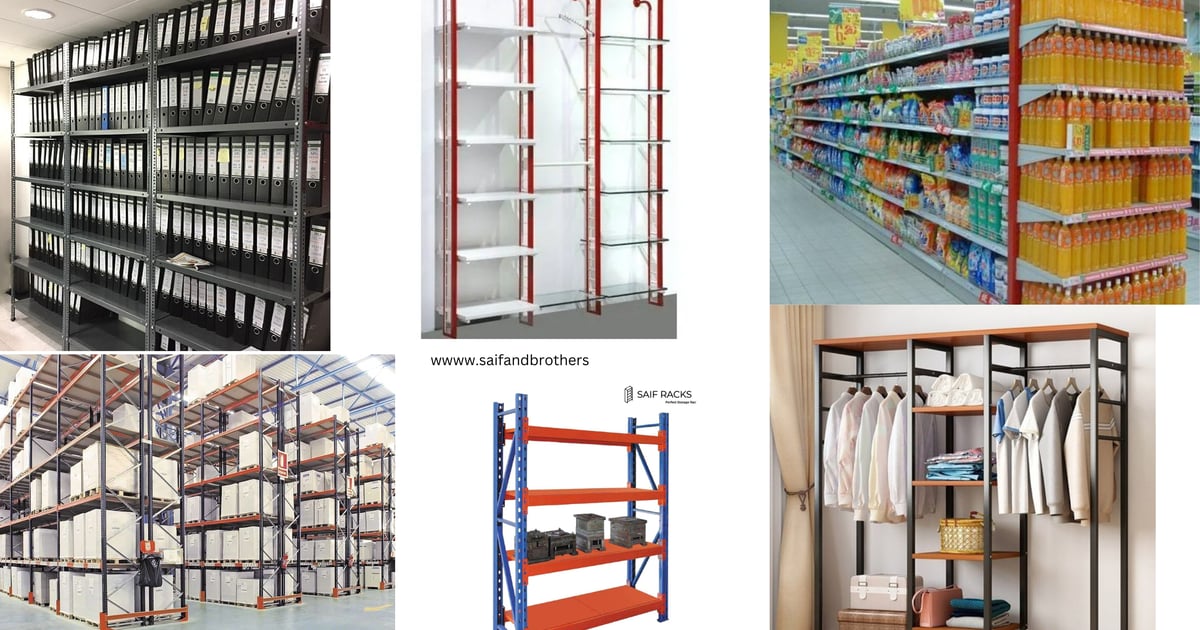 Beautiful Display Racks & Shelves | Retail & Slotted Angle Racks | Saif ...