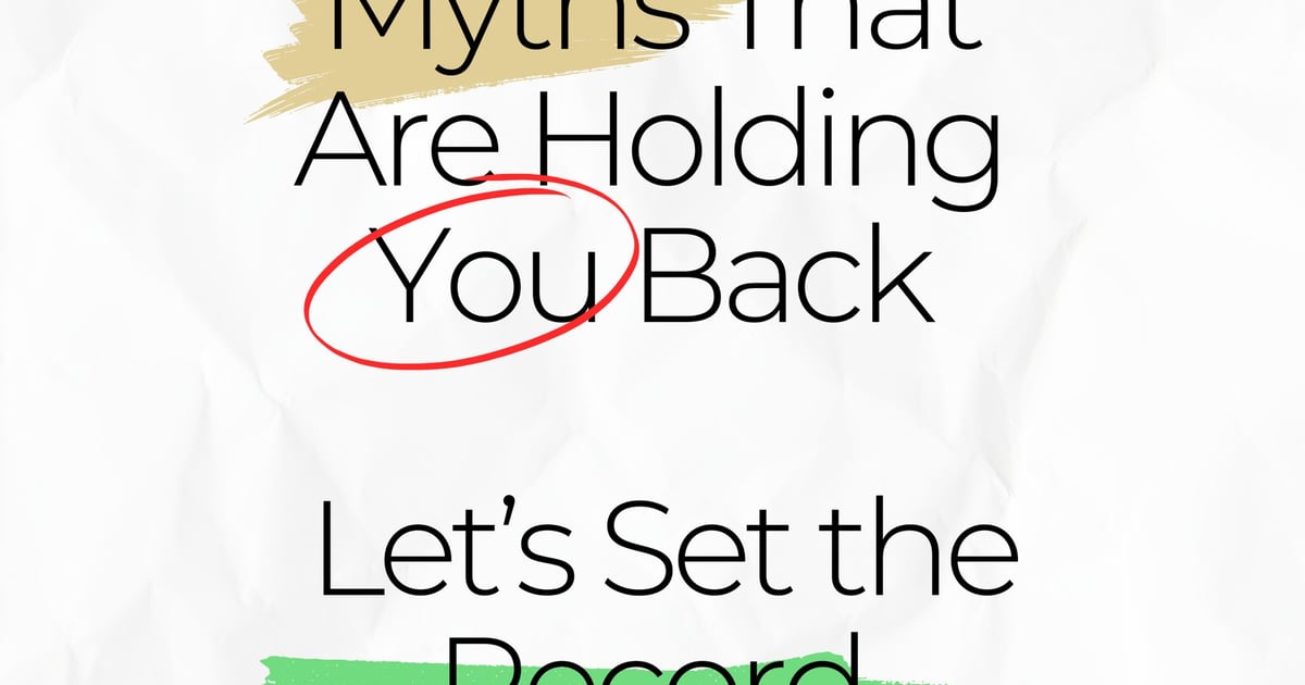 Therapy Myths vs. Reality | Kane Fraser Therapy