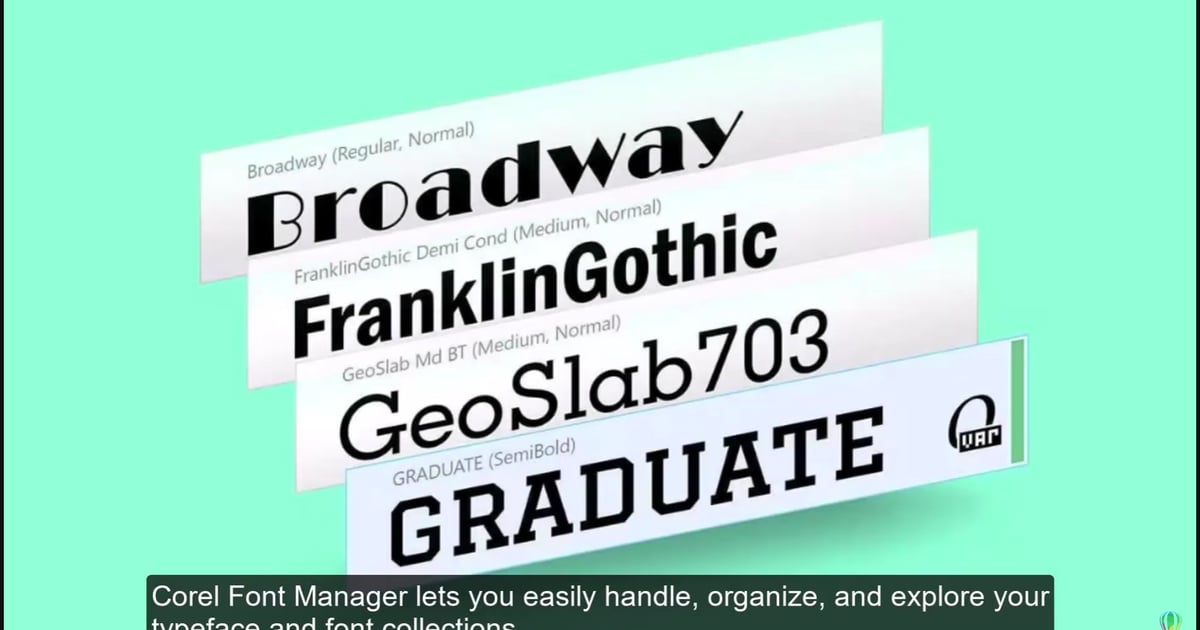 Master CorelDraw Font Manager for Designers | Painting Graphics