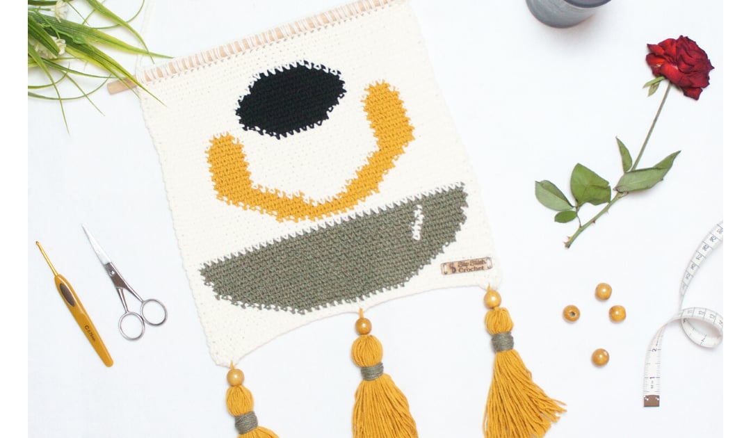 Arabian Tone Wall Hanging Free Crochet Pattern | Esraa Riyad Designs ...