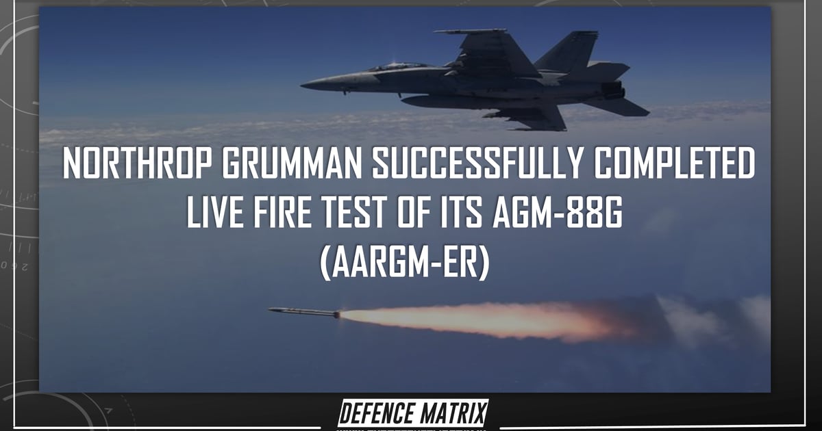 Third Successful Missile Live Fire Test for Advanced Anti-Radiation ...