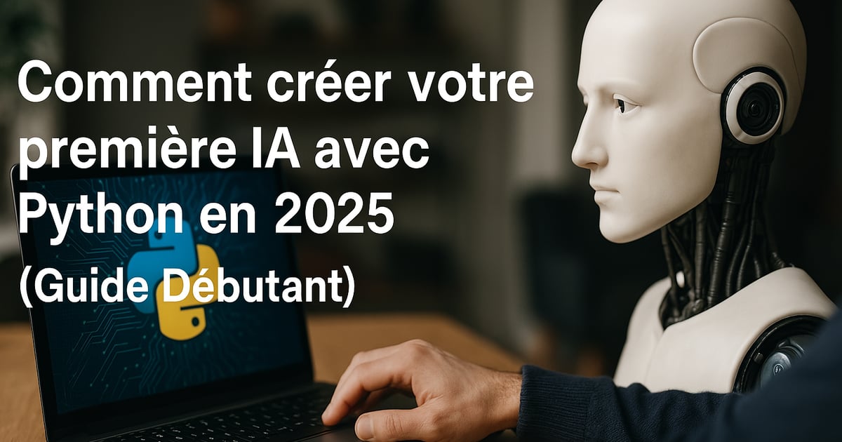 Créer une IA avec Python en 2025 : Guide Débutant | ideAI