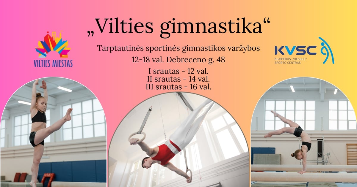 "Vilties gimnastika" 2023 - tarptautinės varžybos.